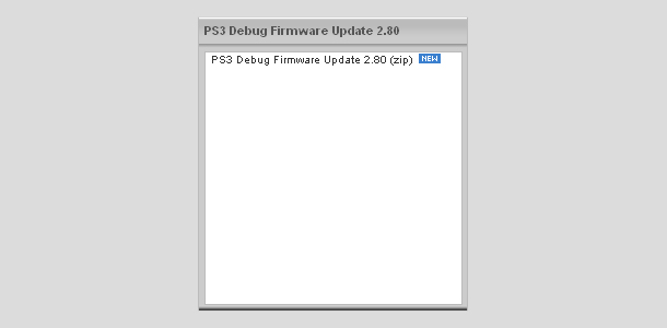 PS3 Debug Firmware 2.80 listed on Sony Press Site - Gematsu