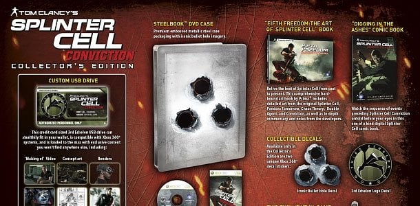 Splinter Cell: Conviction Collector’s Edition costs $80 - Gematsu
