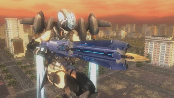 Earth Defense Force 5 Ranger and Wing Diver weapons gameplay - Gematsu
