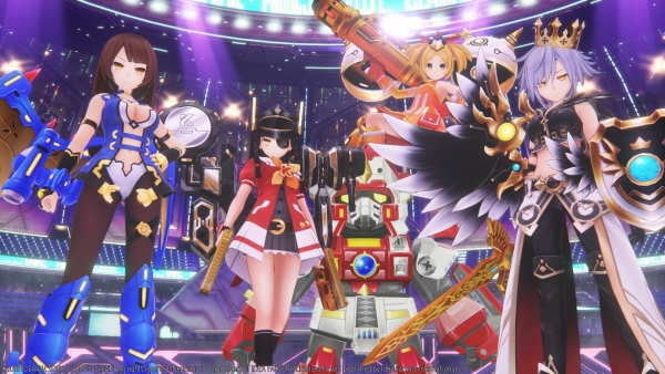 Megadimension Neptunia VIIR Gold Third and giant battles screenshots ...