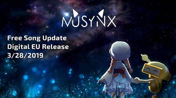 Musynx for PS4 and Switch updated with 28 new songs; Switch version ...
