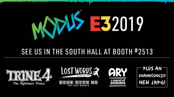 Modus Games announces E3 2019 lineup - Gematsu